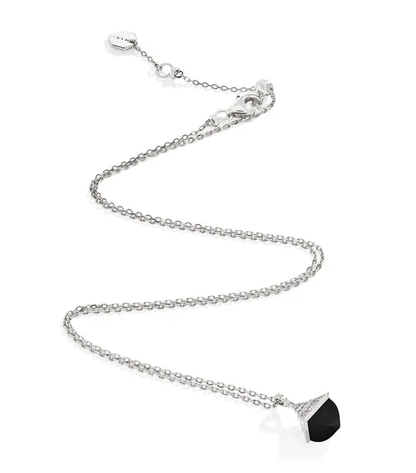 MARLI NEW YORK Mini Cleo Rev Pendant Necklace - White