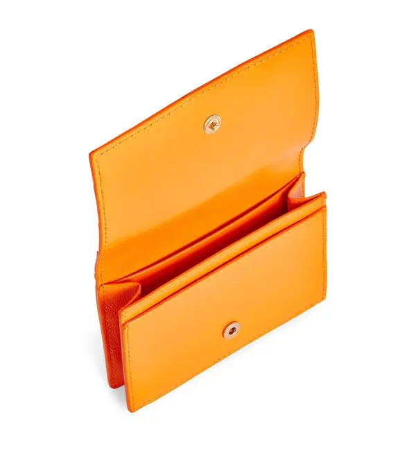 Bottega Veneta Leather Intrecciato Card Holder