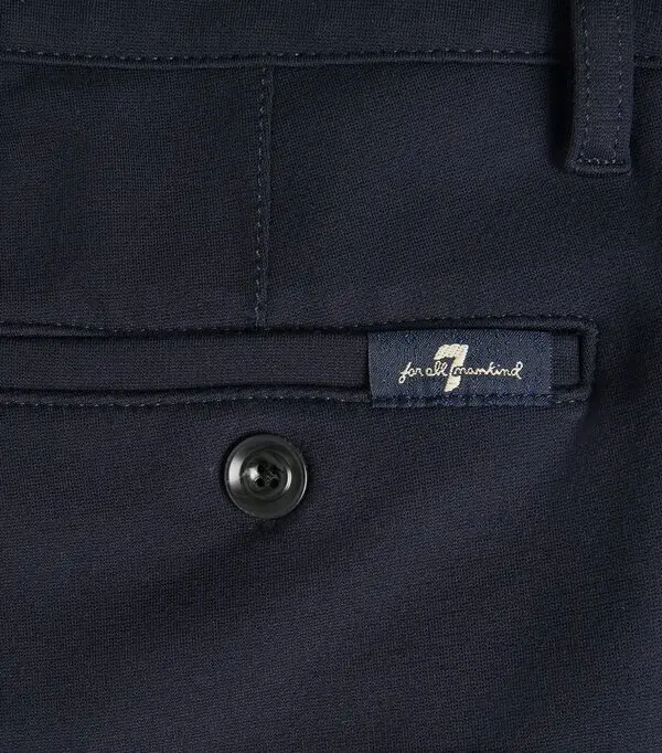 7 For All Mankind Tailored Chino Shorts With Stretch