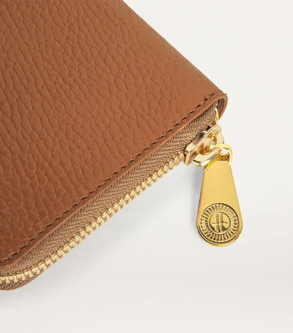 Harrods Pebbled Leather Wallet