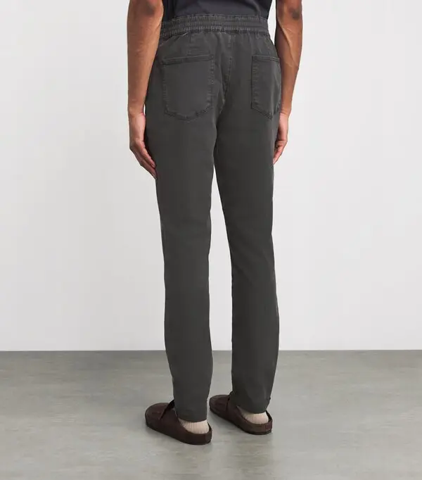 Paige Drawstring Fraser Chinos - Black