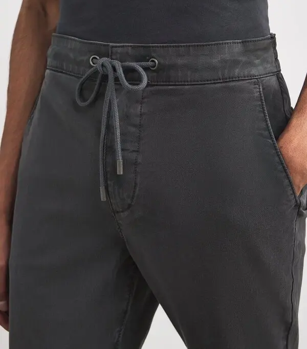 Paige Drawstring Fraser Chinos - Black