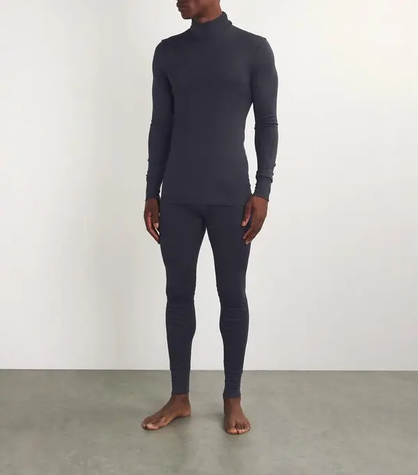 Hanro Wool-silk Thermal Roll Neck Sweater