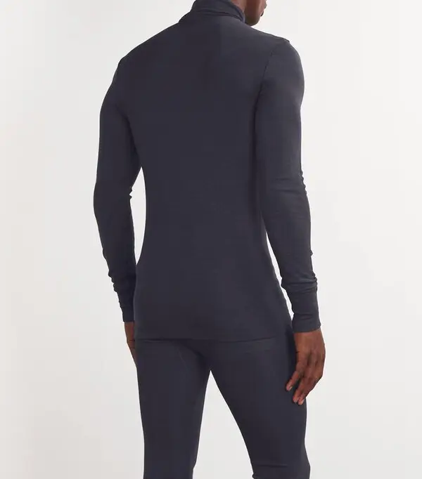 Hanro Wool-silk Thermal Roll Neck Sweater