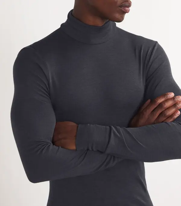 Hanro Wool-silk Thermal Roll Neck Sweater