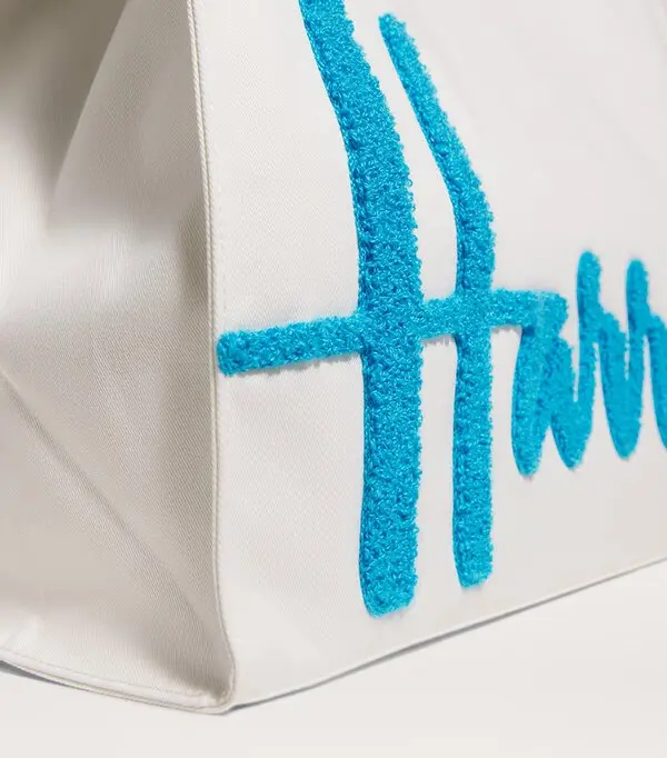 Harrods Cotton Logo Tote Bag