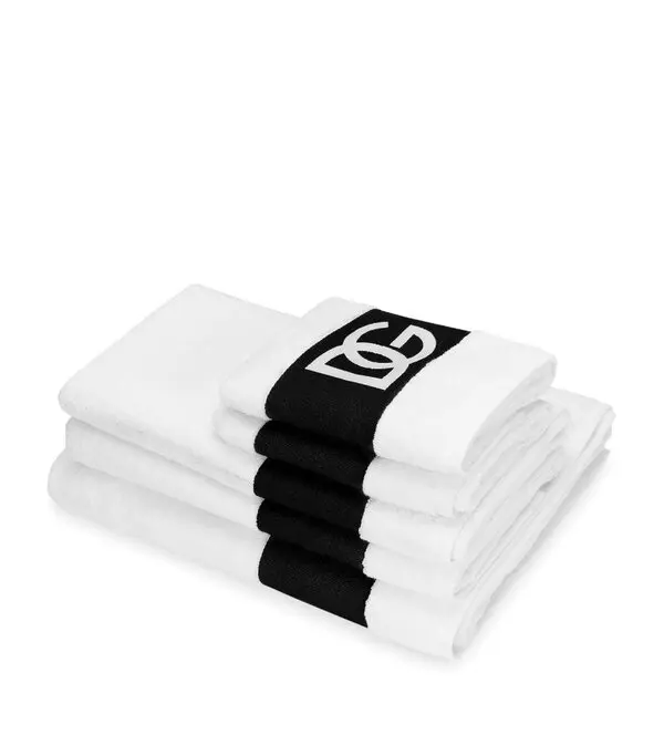 DOLCE & GABBANA CASA Logo Bath Towel Set - Multi
