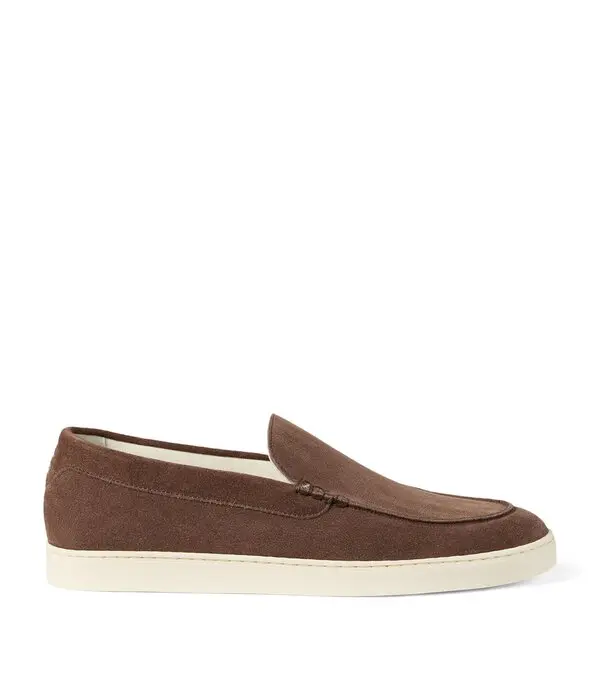 Brunello Cucinelli Suede Slip-on Sneakers