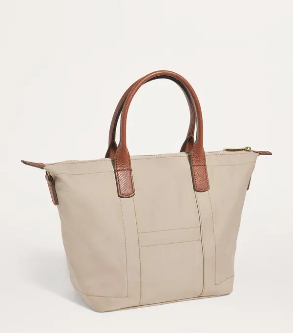 Harrods Grab Nylon Tote Bag - Neutral