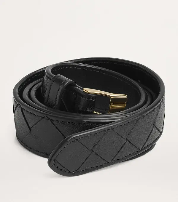 Bottega Veneta Intreccio Watch Buckle Belt