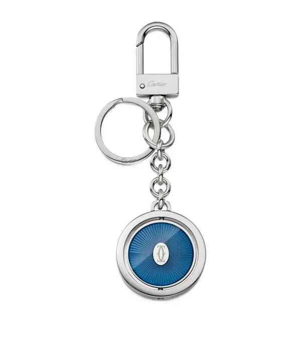Cartier Double C De Keyring - Blue