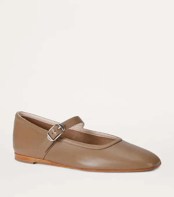 Le Monde Beryl Leather Mary Jane Ballet Flats