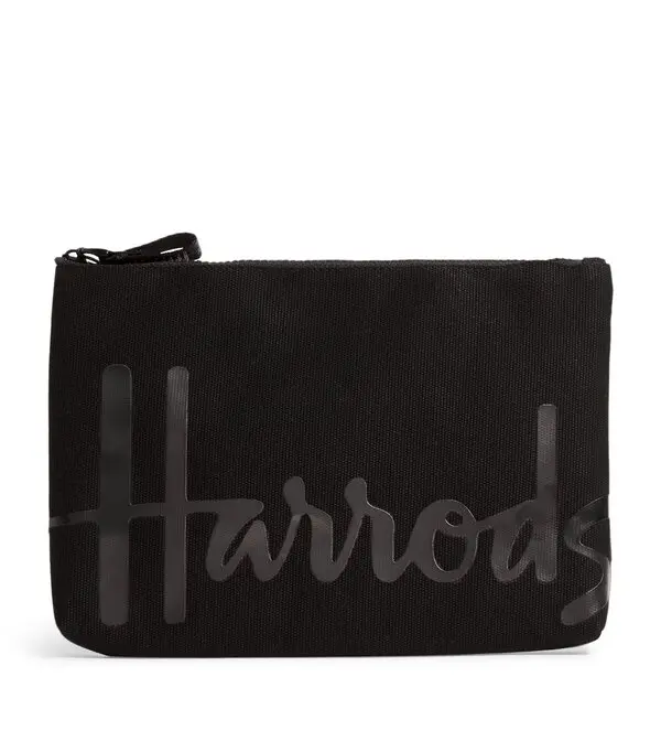 Harrods Logo Pouch - Black