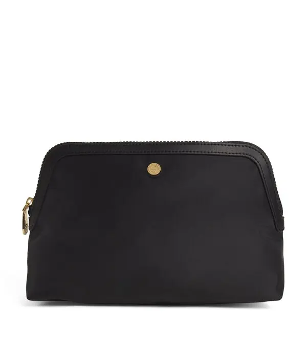 Harrods Large Nylon Makeup Bag - Black