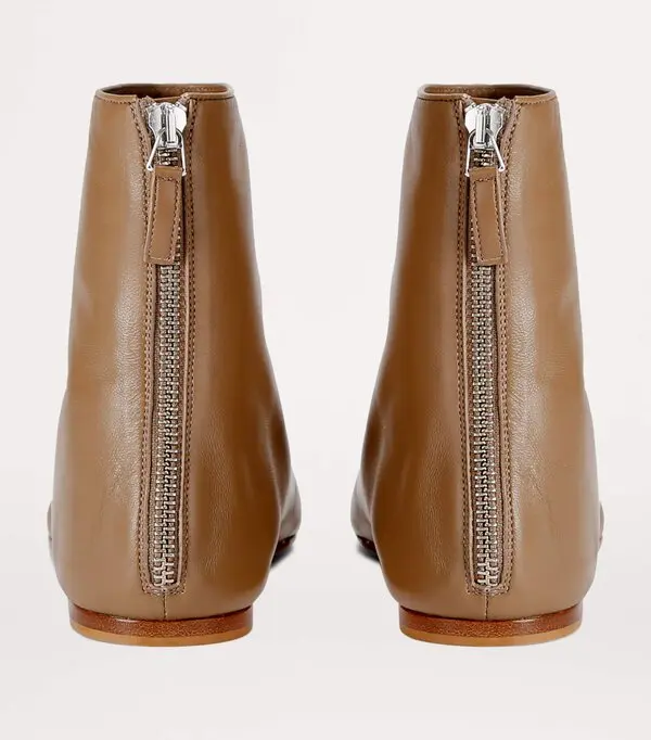 Le Monde Beryl Leather Luna Boots - Brown
