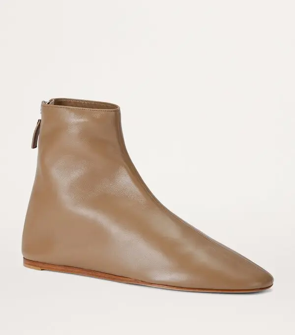 Le Monde Beryl Leather Luna Boots - Brown