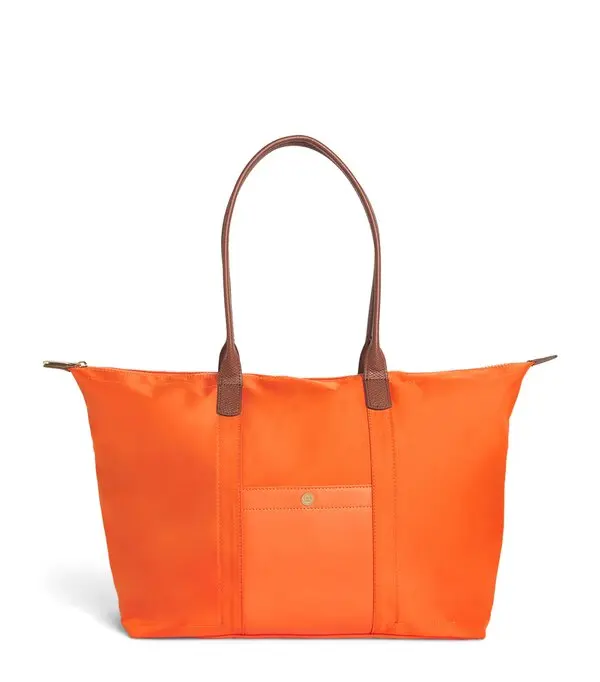 Harrods Nylon Tote Bag - Orange