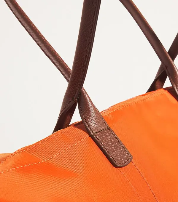 Harrods Nylon Tote Bag - Orange