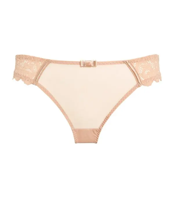 Maison Lejaby Lace-detail Gaby Briefs - Nude