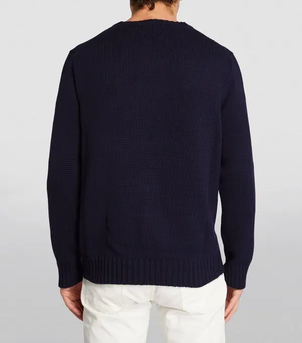 Polo Ralph Lauren American Flag Embroidered Sweater