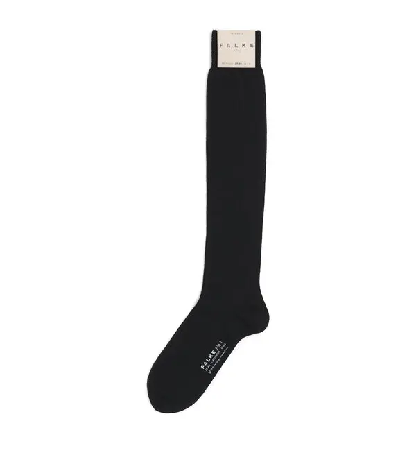 Falke Cashmere-blend No.1 Knee High Socks - Black