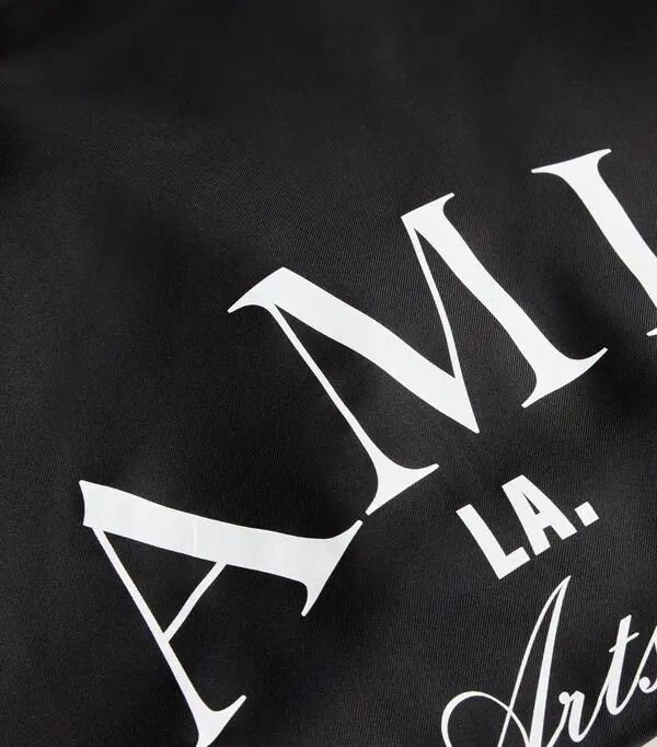 Amiri Silk Arts District Shirt - Black