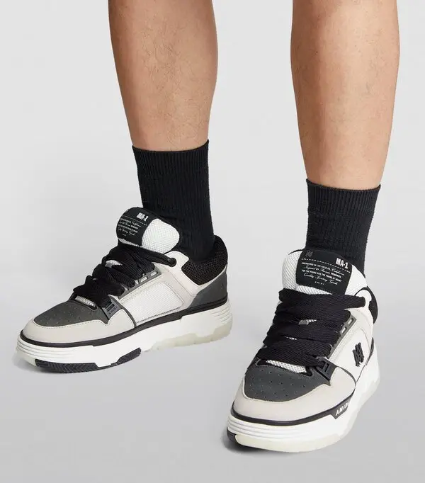 Amiri Ma-1 Leather Low-top Sneakers