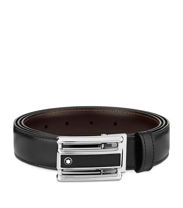 Montblanc Leather Reversible Belt