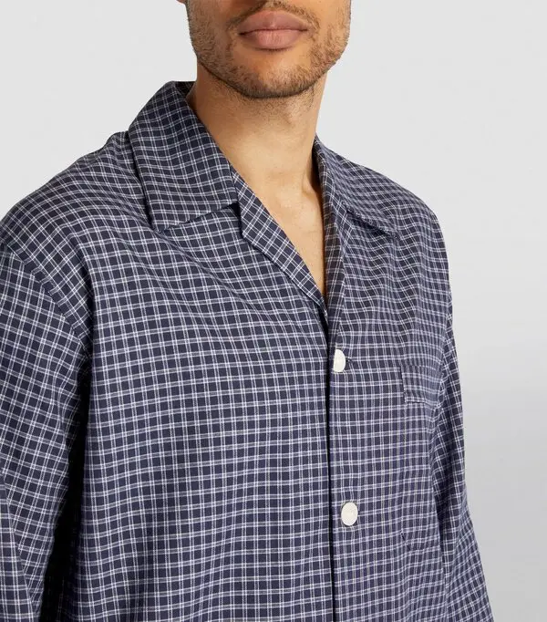 Derek Rose Brushed Cotton Check Pyjama Set