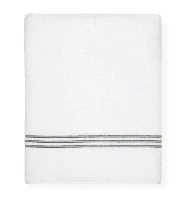 PRATESI Tre Righe Bath Towel - Grey