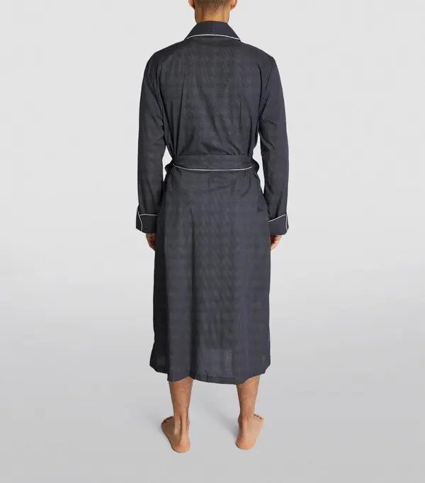Derek Rose Polka-dot Dressing Gown
