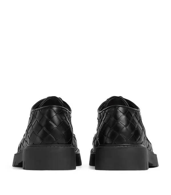 Bottega Veneta Leather Haddock Lace-up Shoes