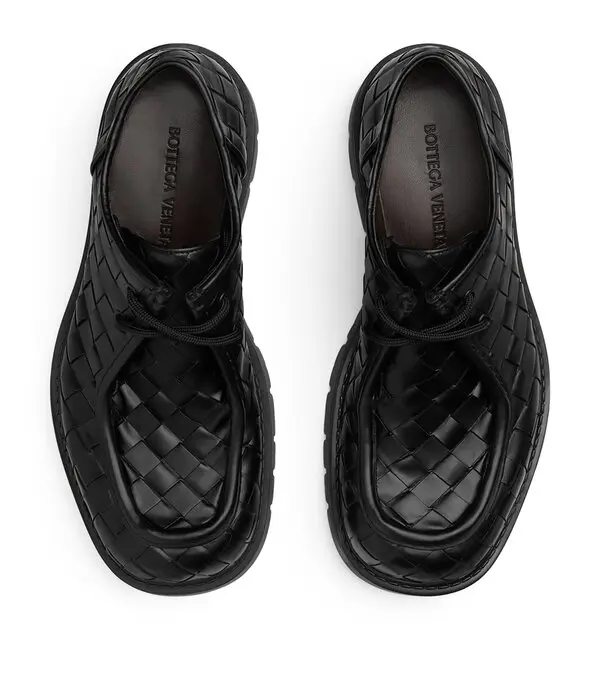 Bottega Veneta Leather Haddock Lace-up Shoes