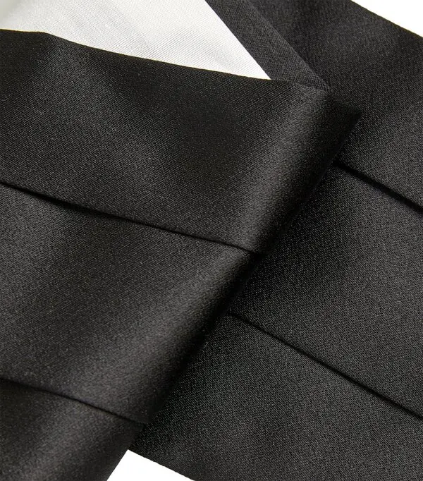 Canali Silk Cummerbund - Black