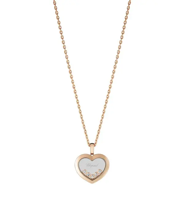 Chopard Happy Diamonds Icon Pendant - Rose Gold