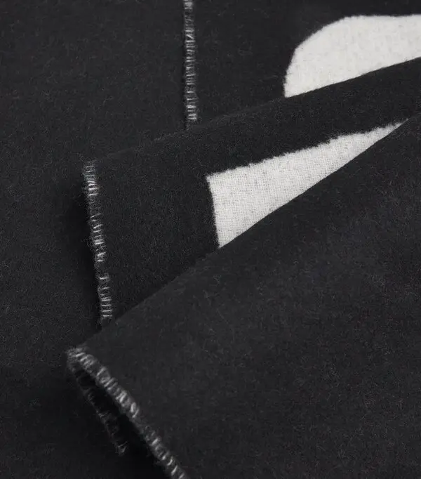 Jacquemus Virgin Wool Logo Scarf