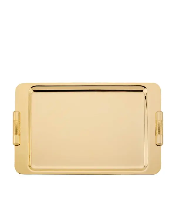 ZODIAC Large Cylinder -plated Tray - Gold