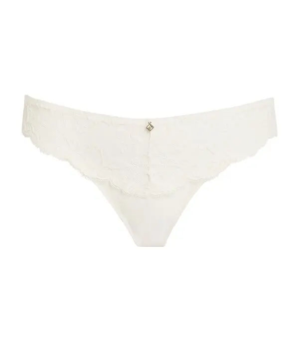 AUBADE Kiss Of Love Tanga Briefs - White
