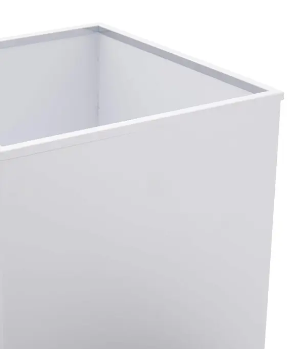 ZODIAC Square Chrome Bin