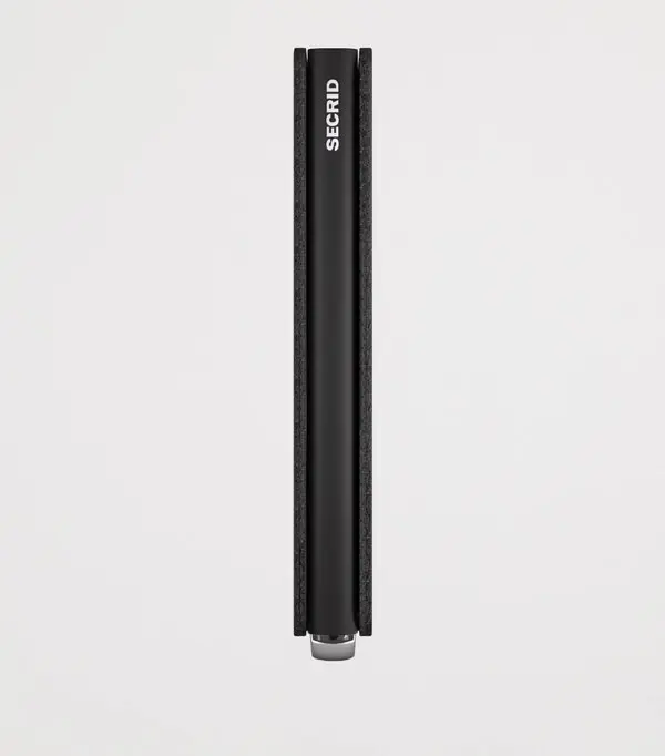 SECRID Leather Slimwallet - Black
