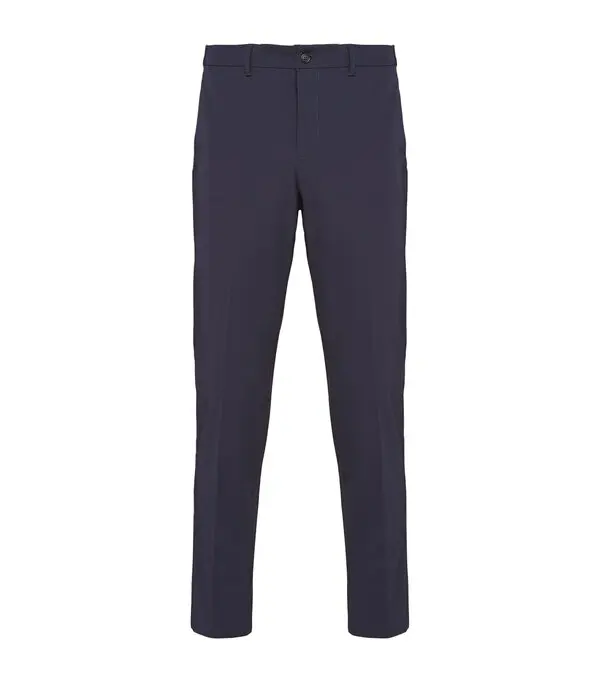 Prada Nylon Techno Stretch Trousers - Blue