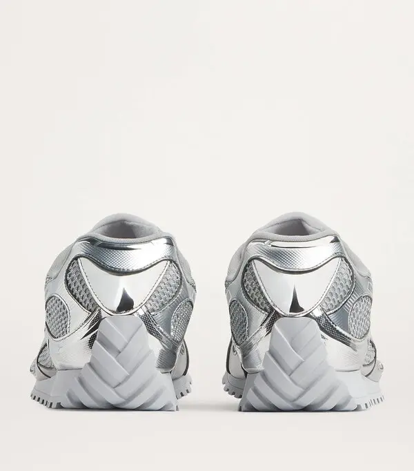 Bottega Veneta Orbit Low-top Sneakers - Silver