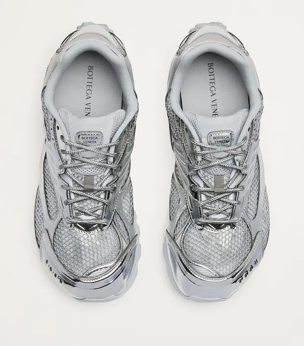 Bottega Veneta Orbit Low-top Sneakers - Silver