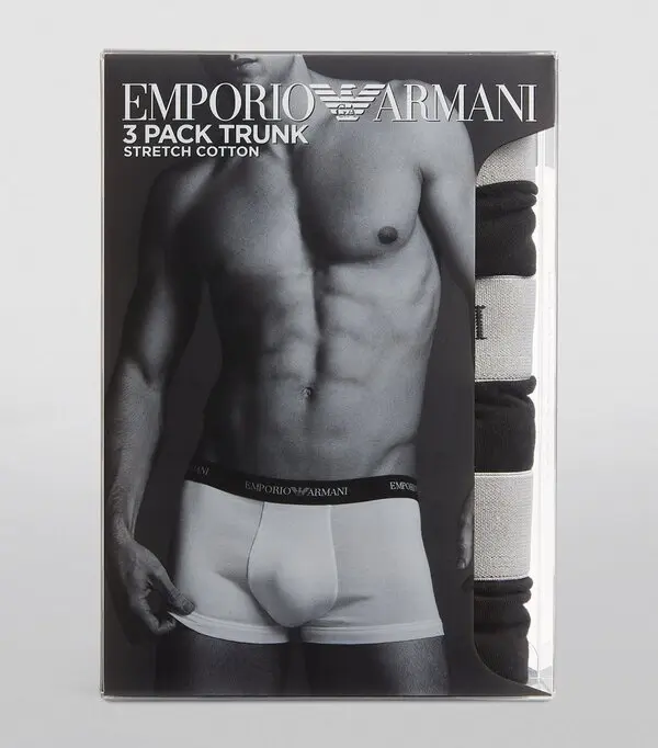Emporio Armani Stretch-cotton Trunks