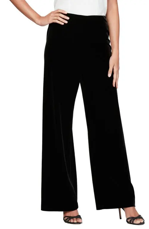 Alex Evenings Slim Fit Velvet Pants