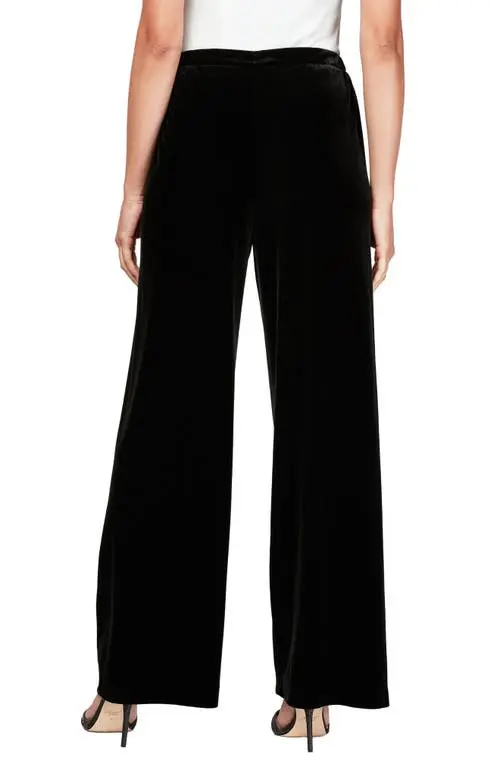 Alex Evenings Slim Fit Velvet Pants
