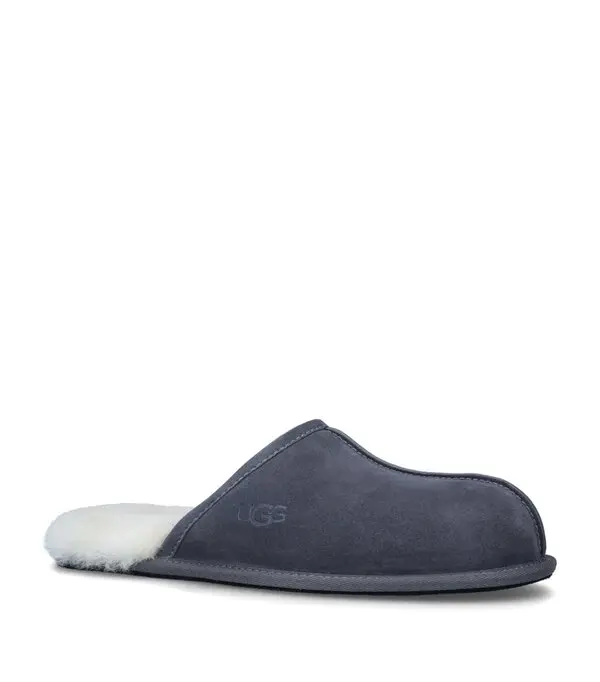 UGG Suede Scuff Slippers - Grey
