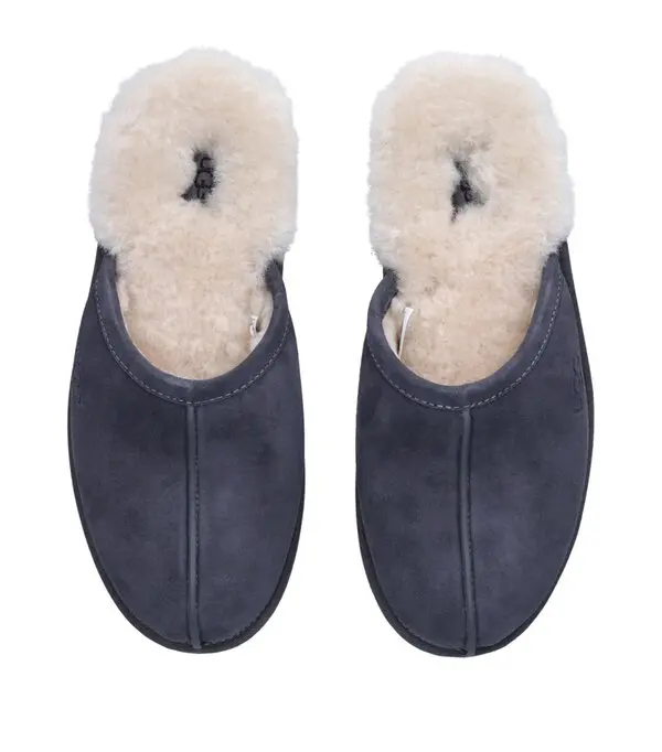 UGG Suede Scuff Slippers - Grey