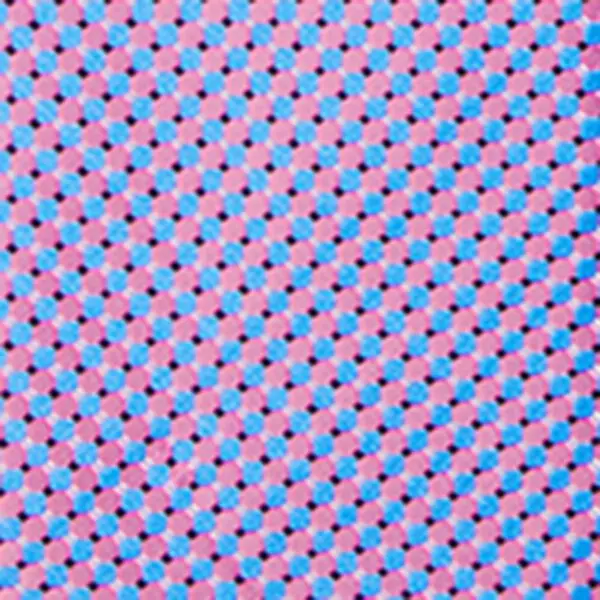 Eton Geometric Pattern Neck Tie - Pink