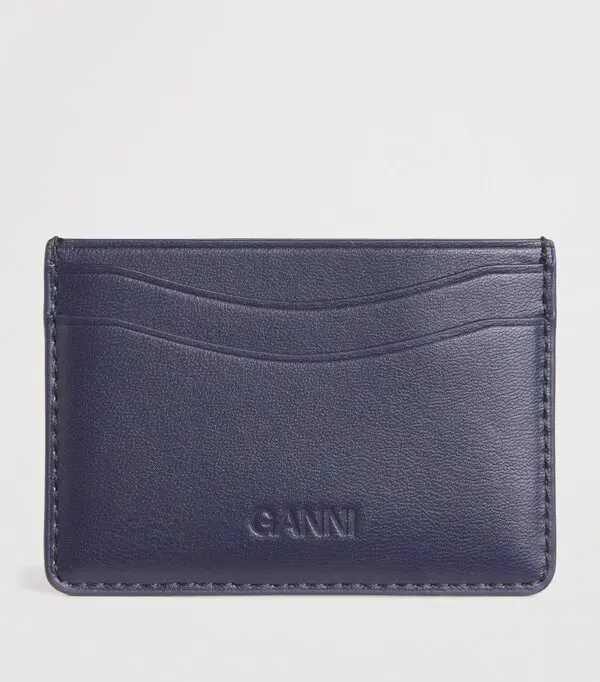 GANNI Recycled Leather Bou Card Holder